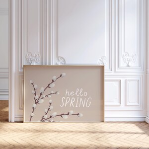Gallery Wall Set of 6 Neutral Easter Prints, Minimalist Easter Decor ...
