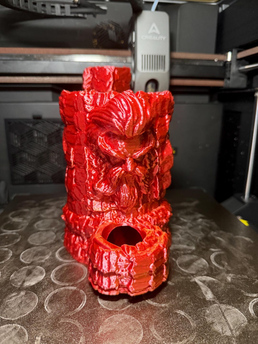 Dwarven King Head in Stone Dice Tower Mug - Etsy