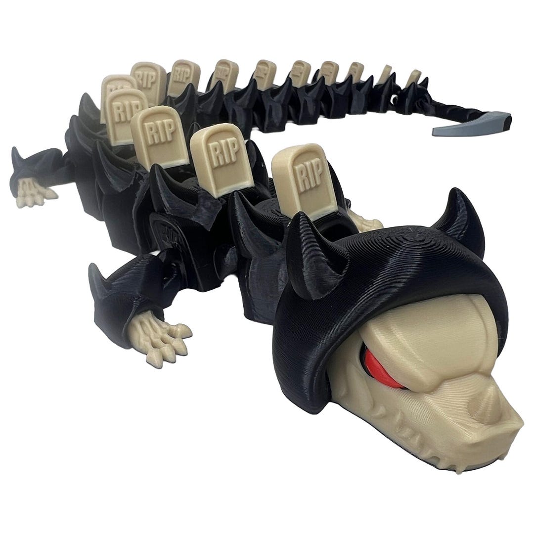 Grim Reaper Dragon - Etsy
