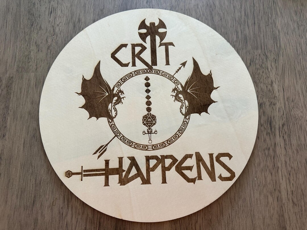 Crit Happens 12 Inch Round - Etsy