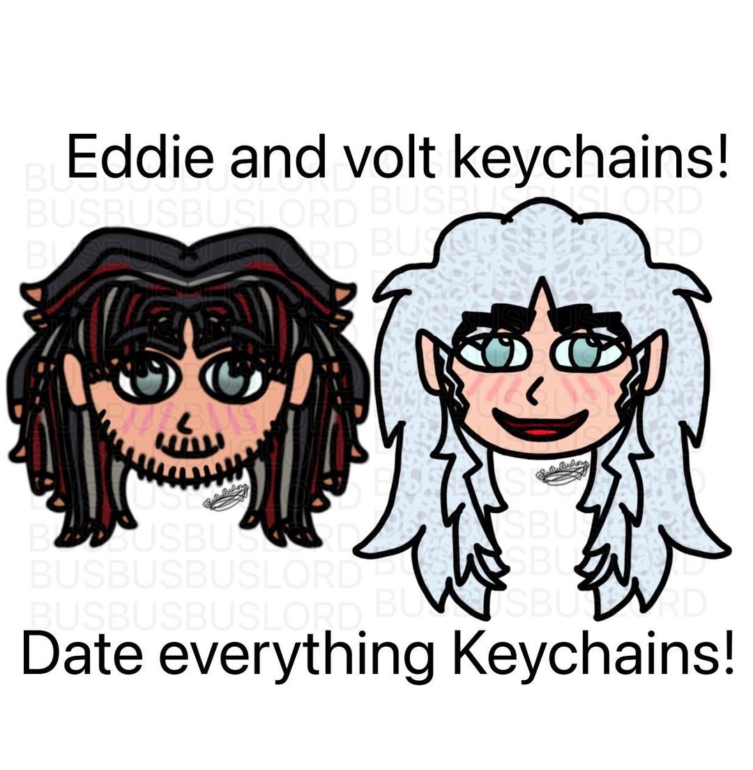 PRE ORDER: Date Everything Acrylic Chibi Keychains and Charms Eddie and ...
