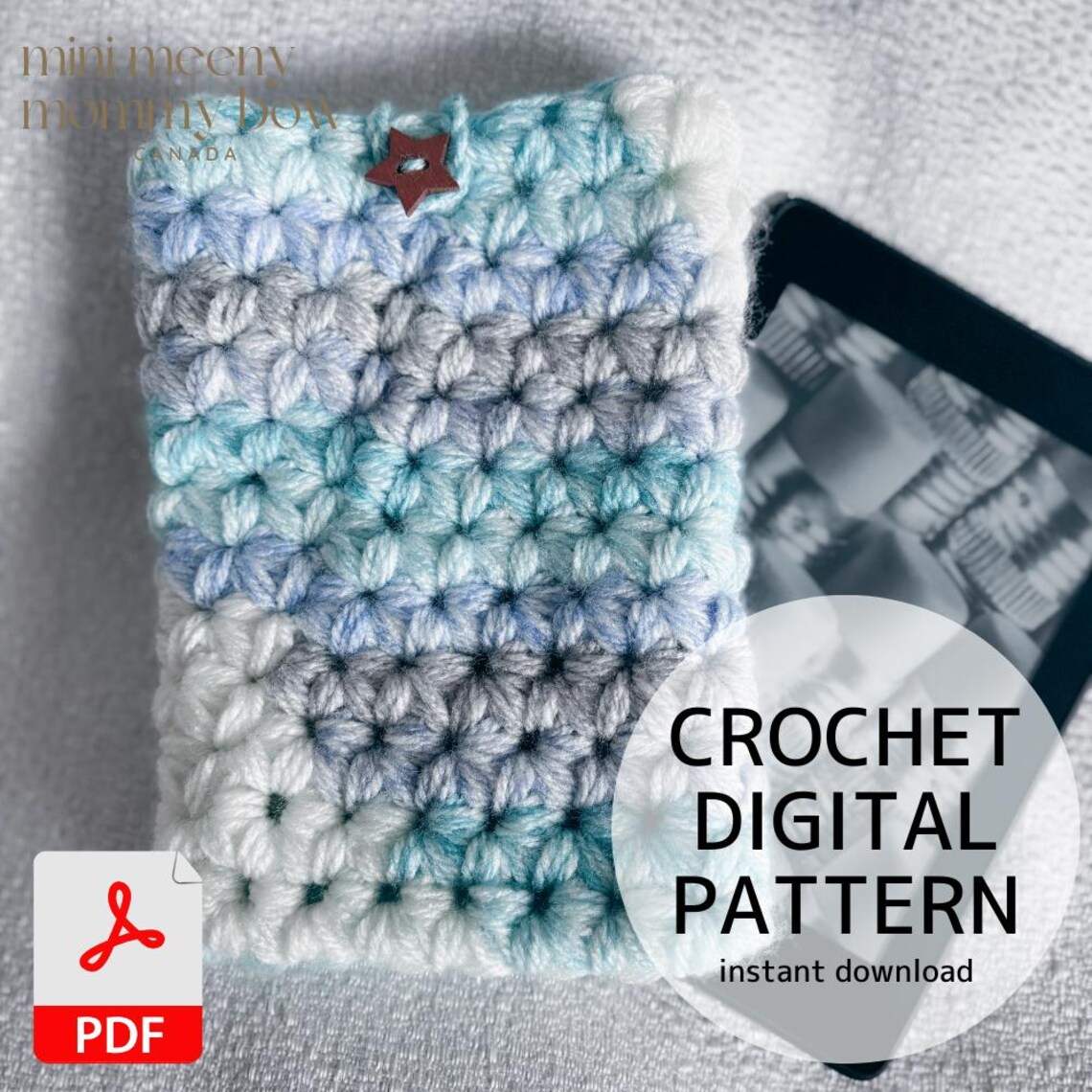 Crochet Kindle Sleeve Pattern Crochet Pattern Crochet Book Sleeve ...