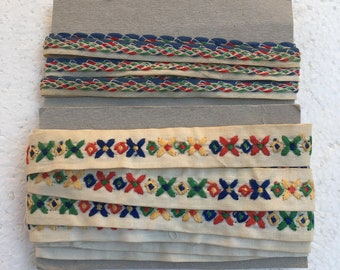 Embroidered Braid - Etsy