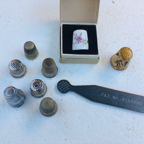 Bone China Thimble - Etsy