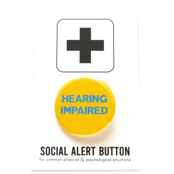 Hearing Impaired Pin - Etsy