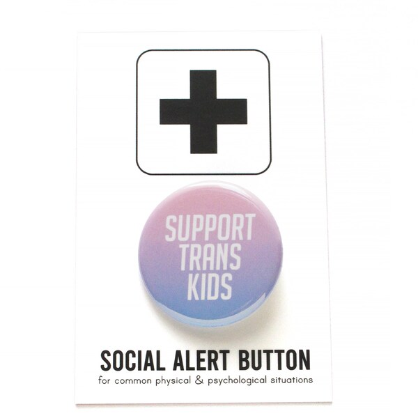 Trans Button - Etsy