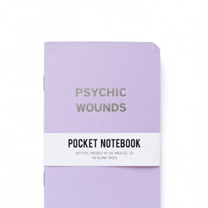 PSYCHIC WOUNDS Hot Foil Stamped Pocket Notebook - Etsy