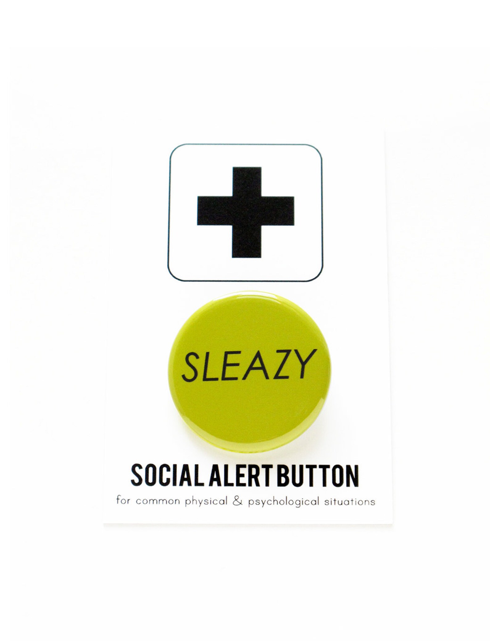 SLEAZY BUTTON Social Alert Button - Etsy
