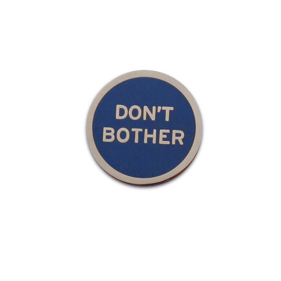 Enamel Pins DON'T BOTHER - Etsy Canada