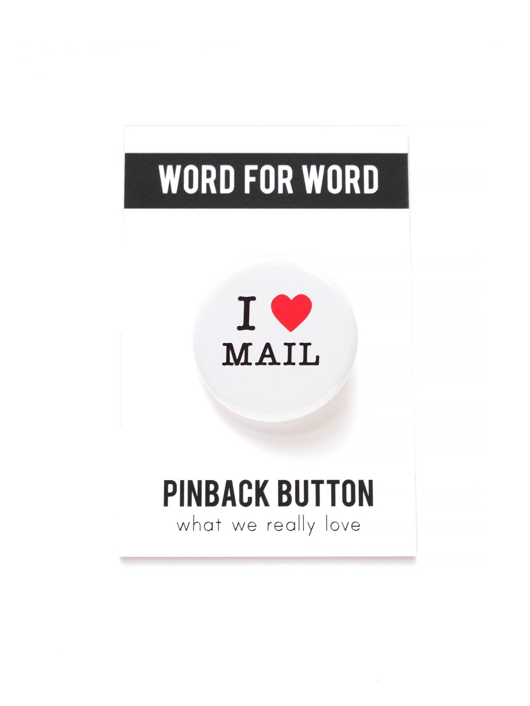 I Love MAIL Pinback Button Usps United States Postal Service - Etsy