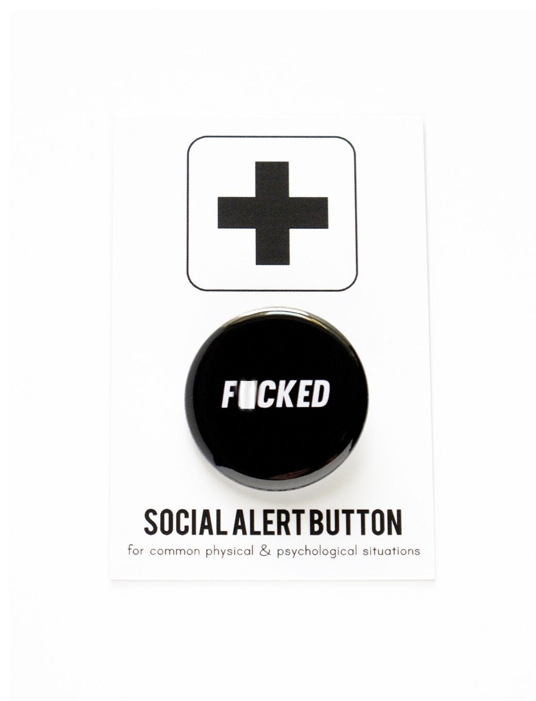 FCKED Pinback Button for Dystopian Life - Etsy