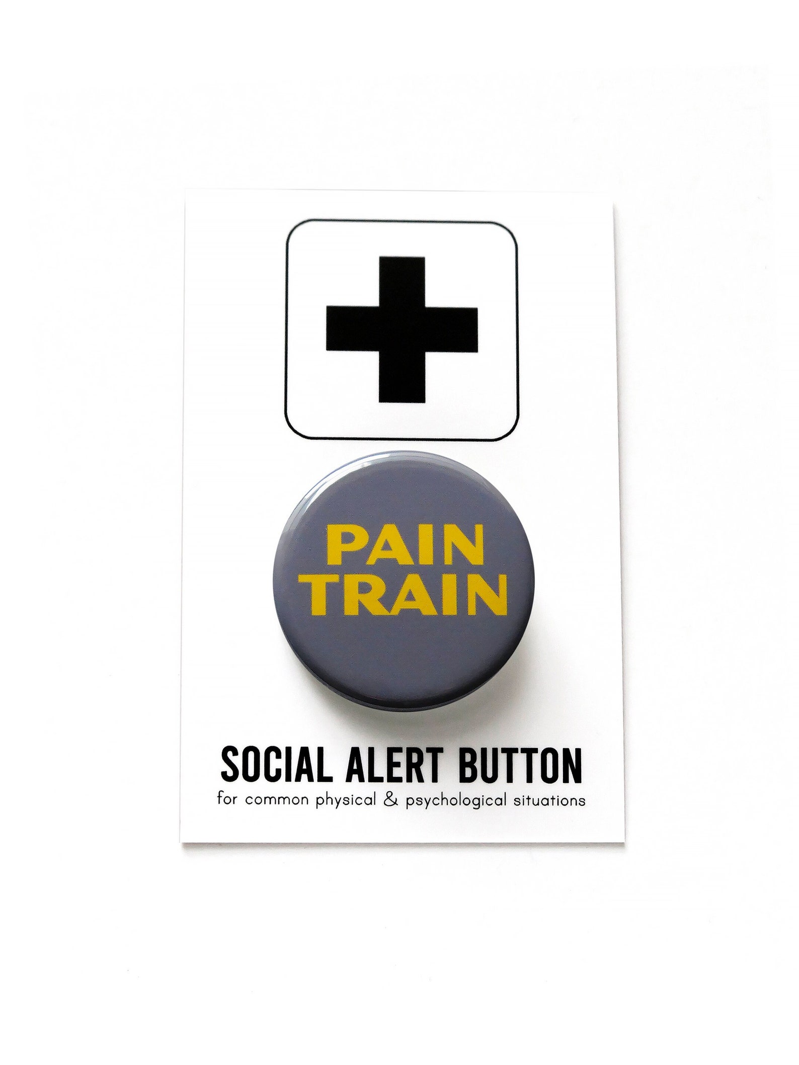 PAIN TRAIN Pinback Button L Chronic Pain Pin L Disability Badge - Etsy UK