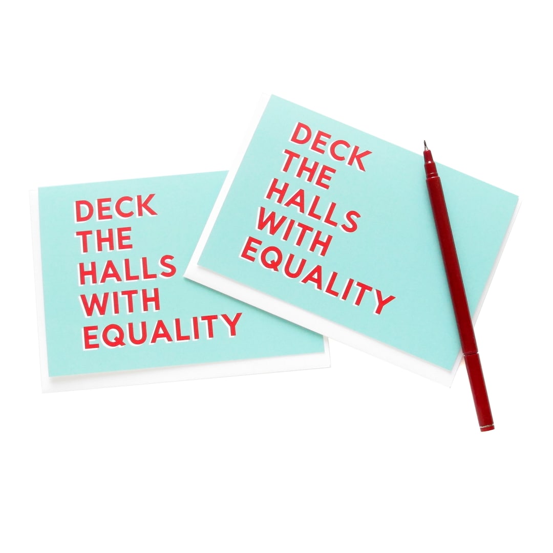 Feminist Holiday Cards Deck the Halls With Equality Social Justice ...