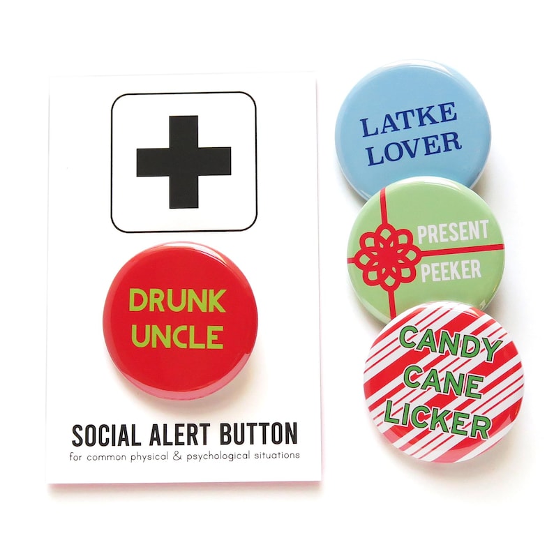 DRUNK UNCLE Pinback Button L Funny Stocking Stuffer L Vintage SNL Skit ...