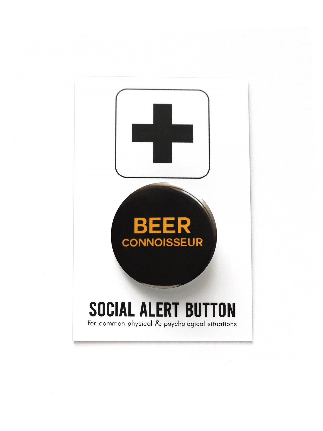 Beer Connoisseur Button Funny Beer Gift 1.25 - Etsy