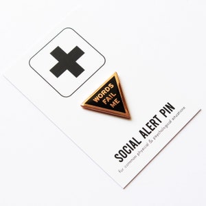 WORDS FAIL ME Enamel Lapel Pin - Etsy