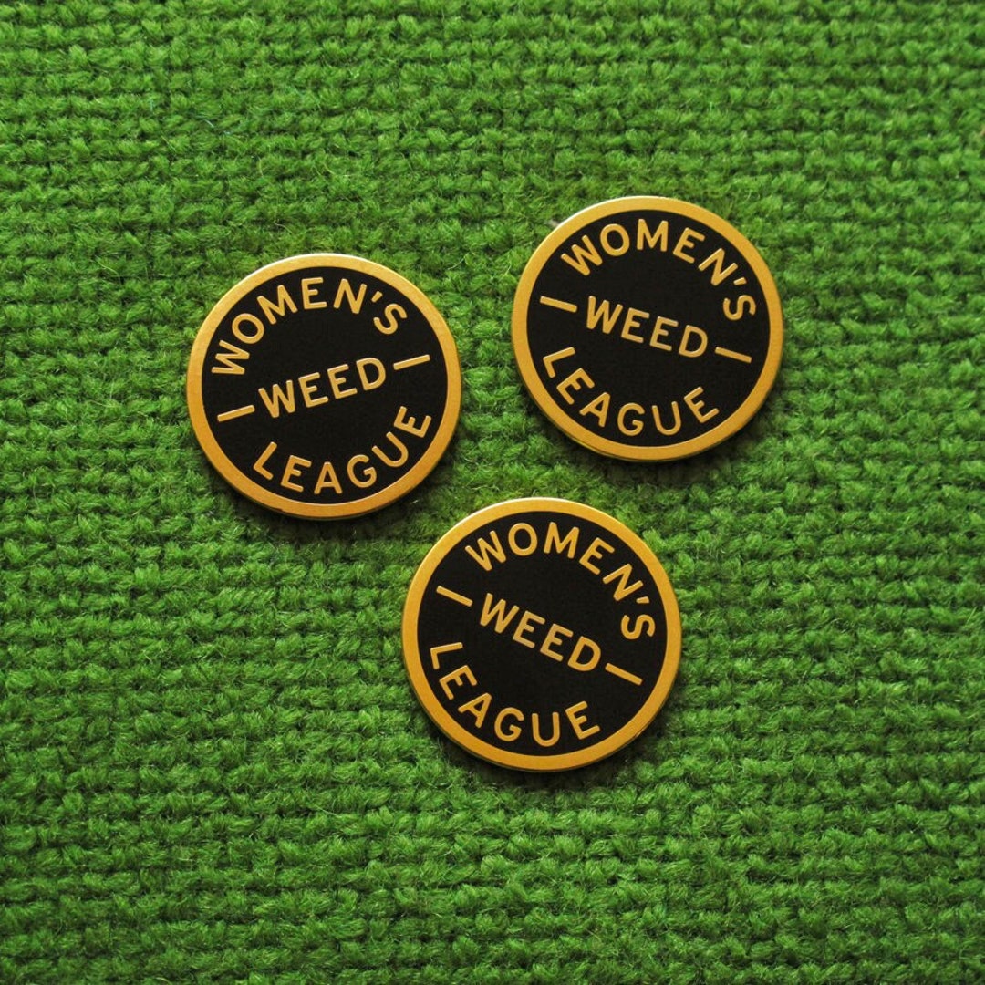 Women's Weed League Enamel Pin Stoner Bestie Gift - Etsy