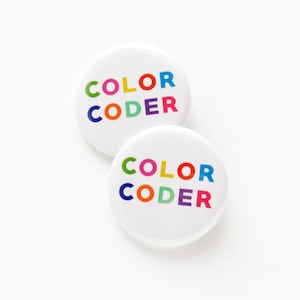 COLOR CODER Pin Gift - Etsy UK