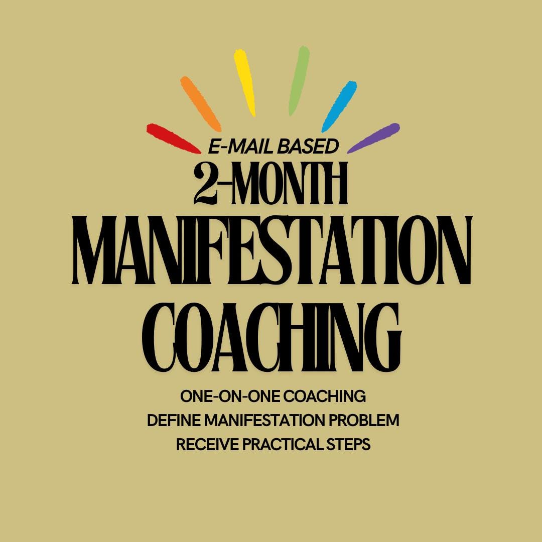 2-month Manifestation Coaching | Personal and Practical Guidance ...