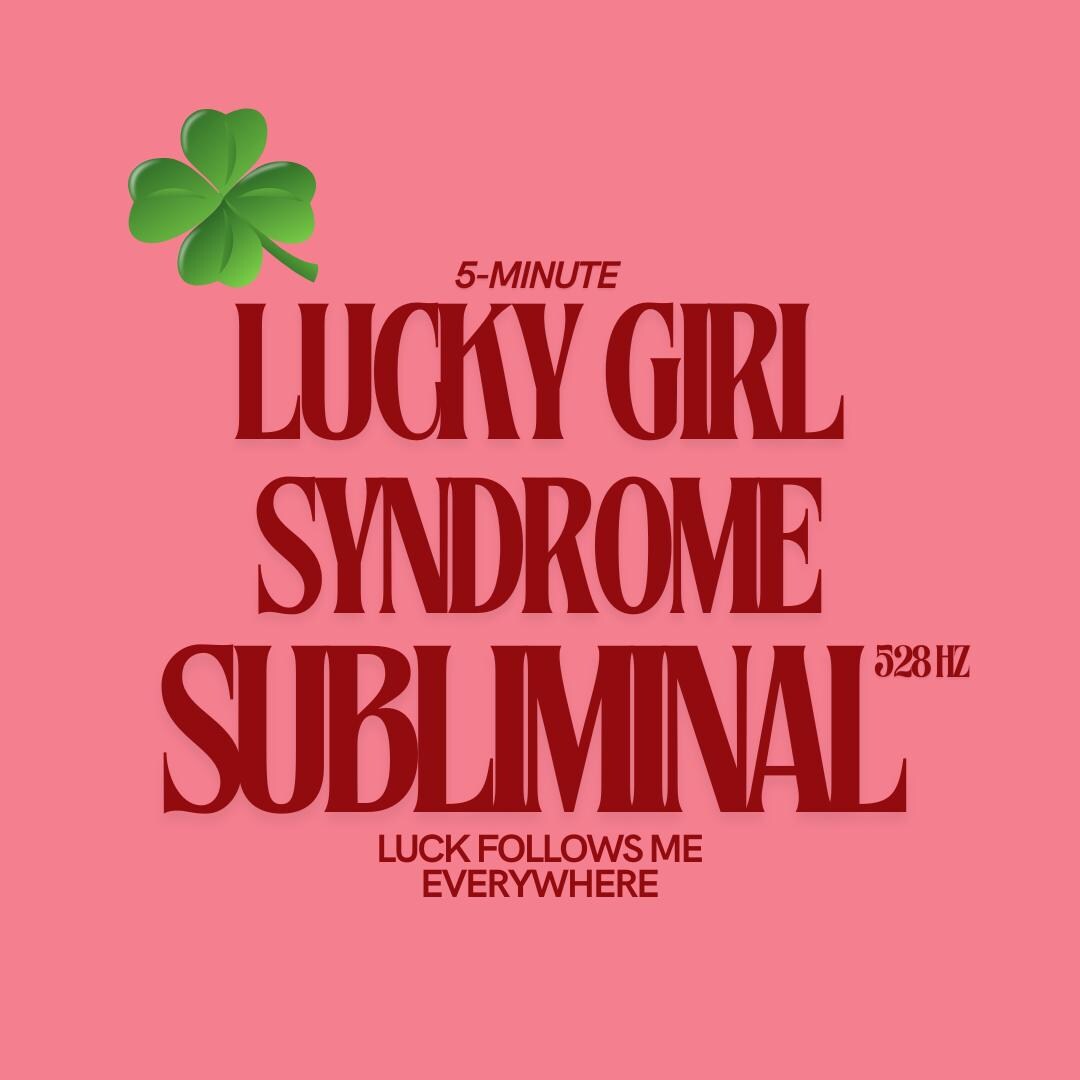 Lucky Girl Subliminal: 528 Hz Manifestation (5-minute) - Etsy