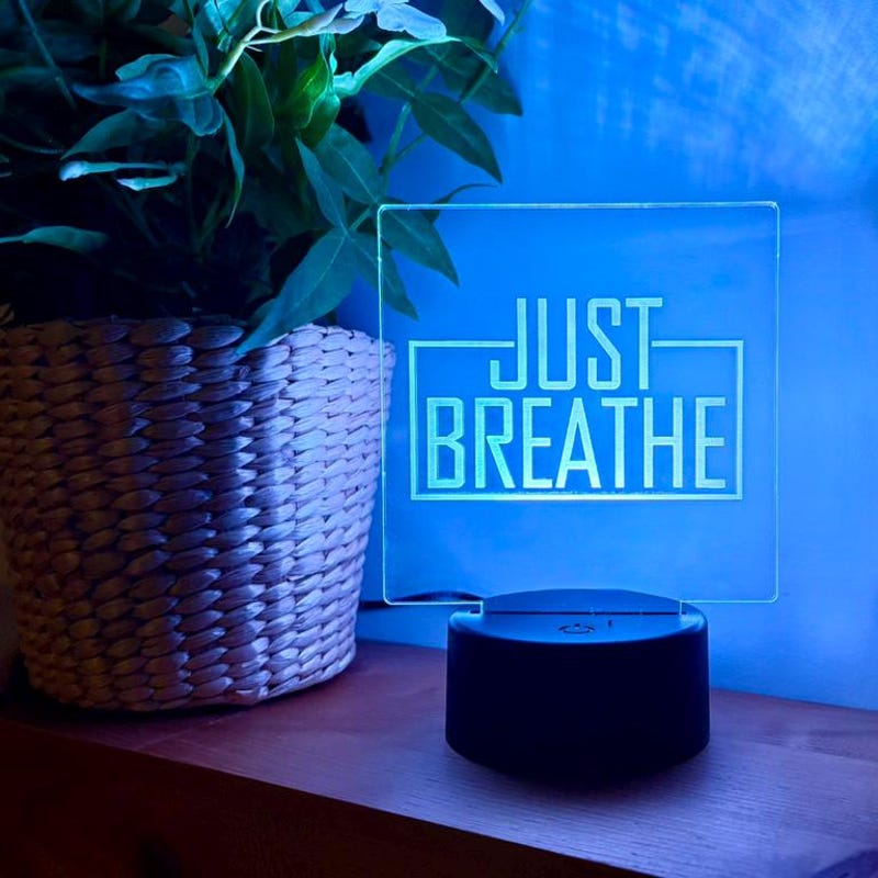 Mindful Breathing Light - Etsy