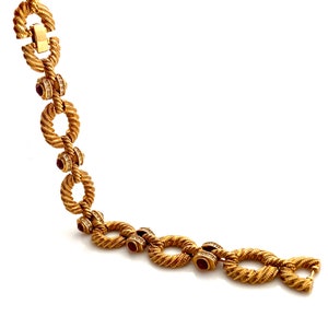 Vintage 1980s Signed Camrose & Kross Jacqueline Kennedy JBK Red ...