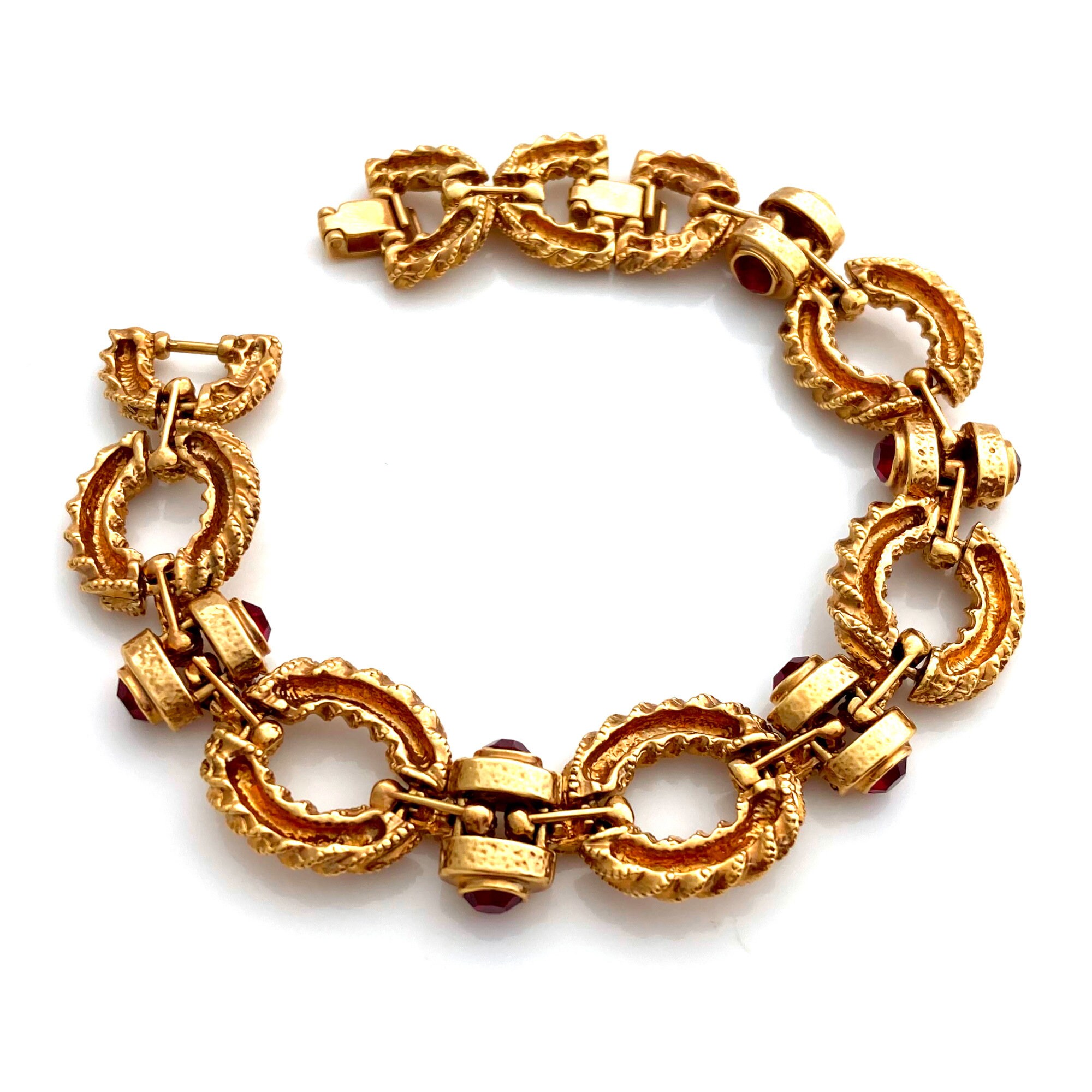 Vintage 1980s Signed Camrose & Kross Jacqueline Kennedy JBK Red ...