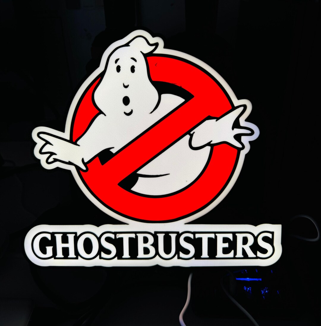 Ghost Busters Light up Logo/sign Wall Art! - Etsy