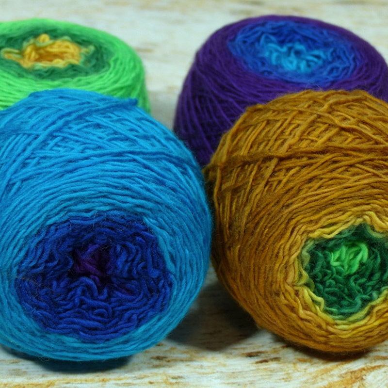 Peacock Blue Yarn - Etsy