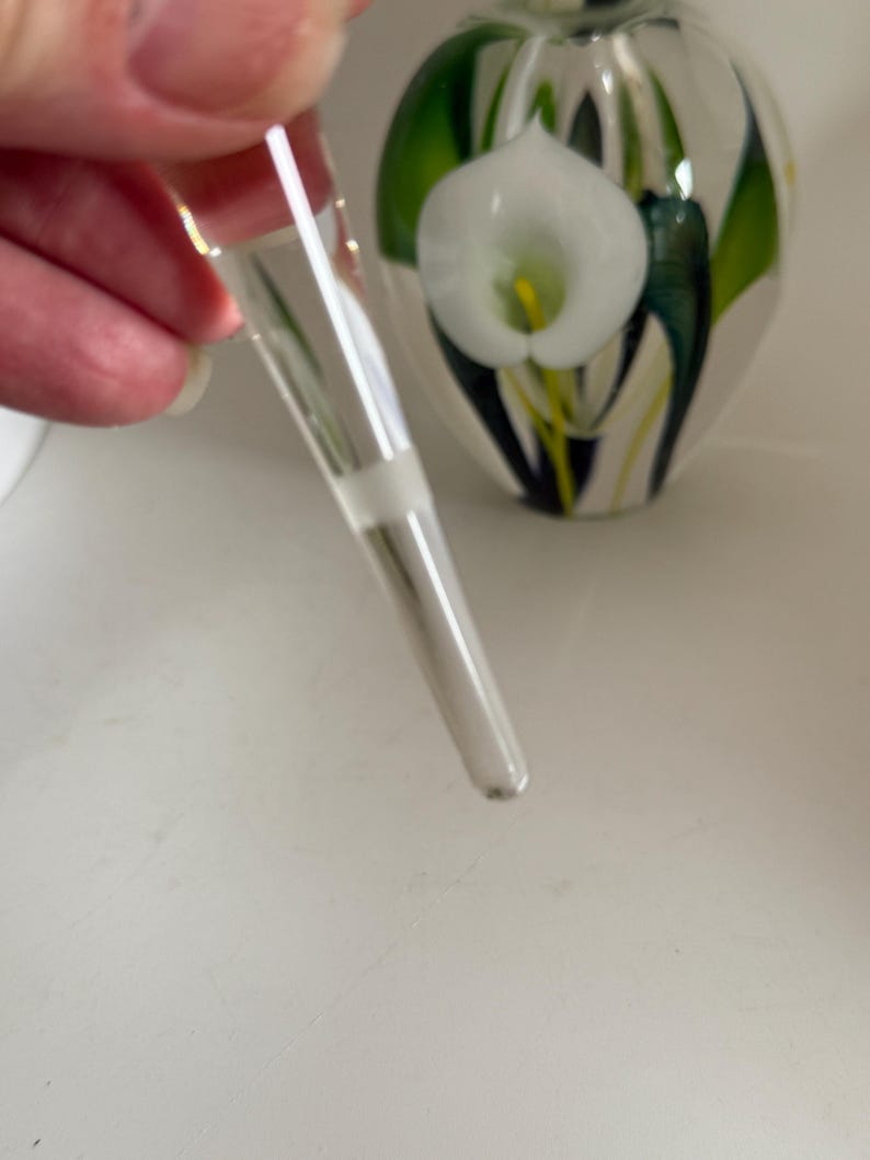 Gorgeous Calla Lily Lotton Art Glass Studios Perfume Bottle - Amazing ...