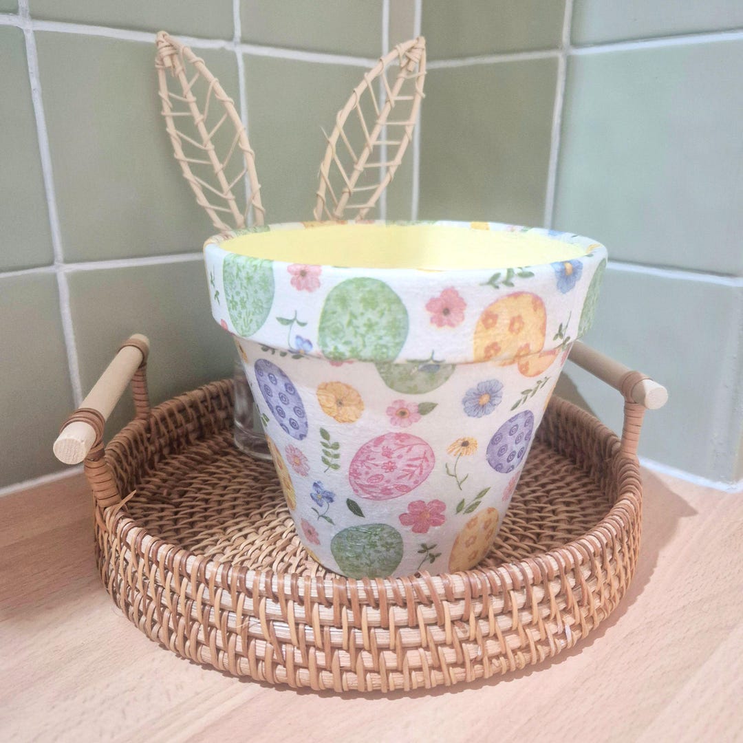 Easter Plant Pot | Spring Planter | Easter Gift | Easter Gift | Spring ...