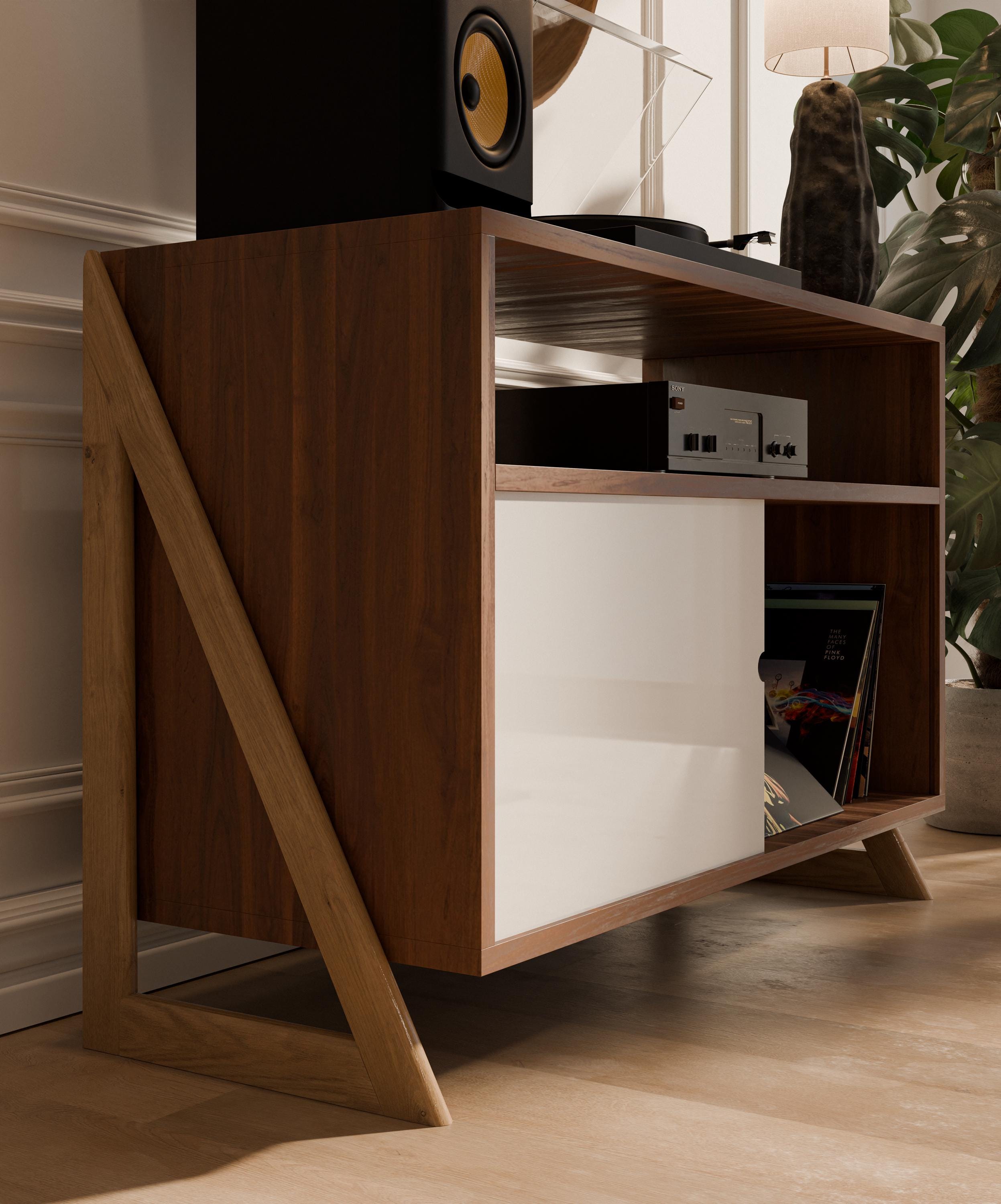 PDF Download: Beginner Woodworking Plans, Credenza, Record Player Stand ...