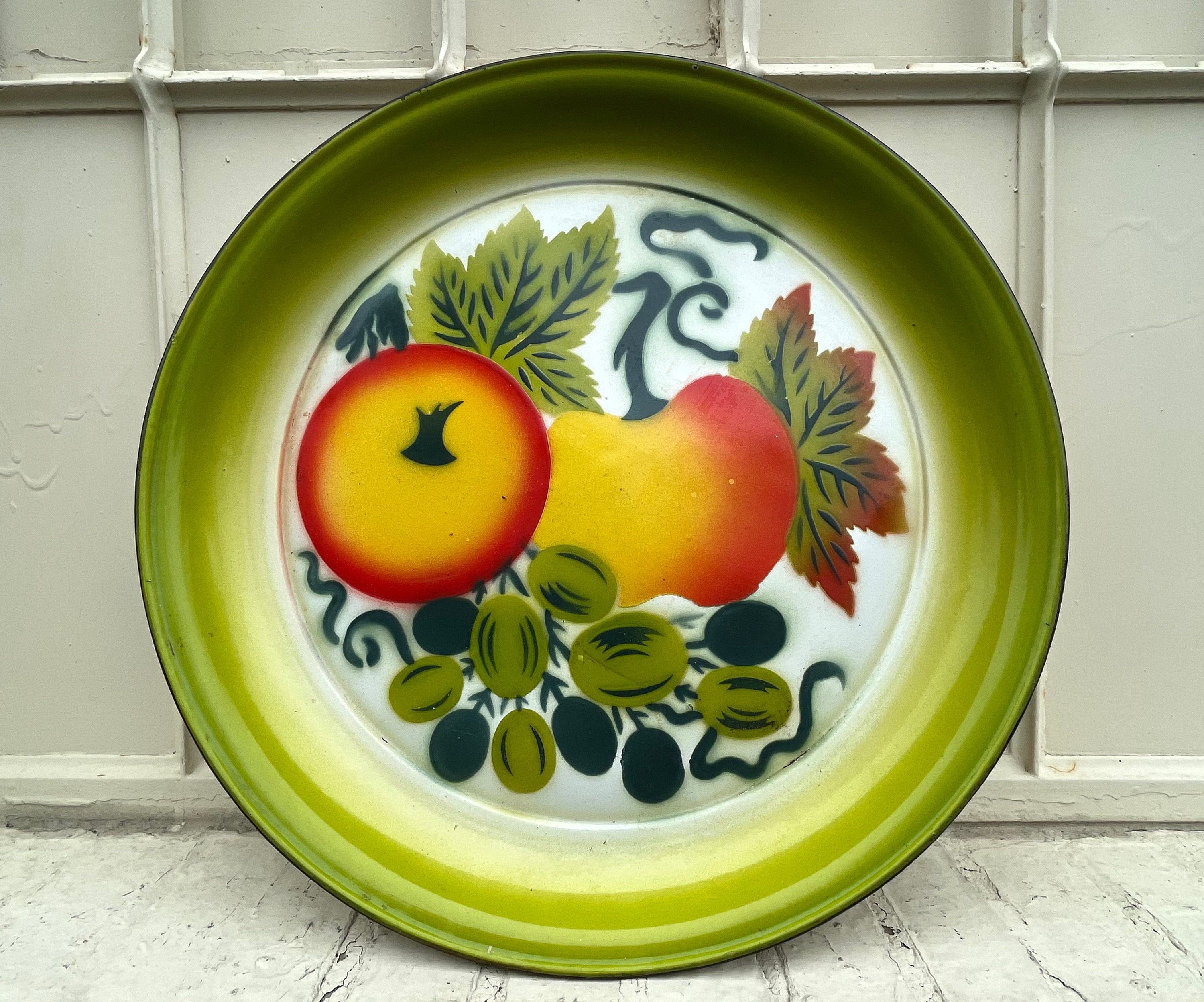 1 Enamelware Tray. 18 Stencil Enamel Tray - Etsy