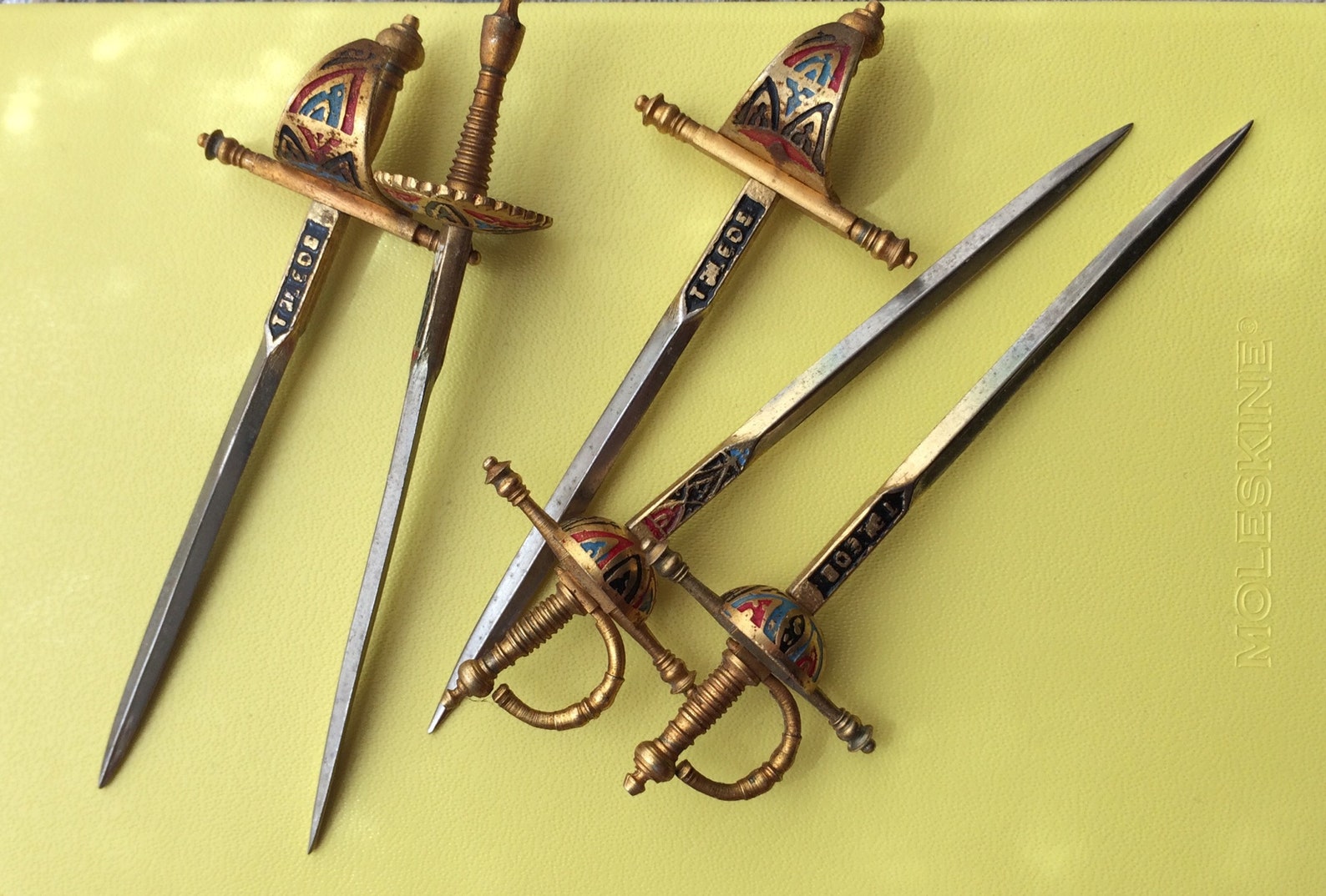 5 Toledo Swords. Miniature Handmade Swords. | Etsy