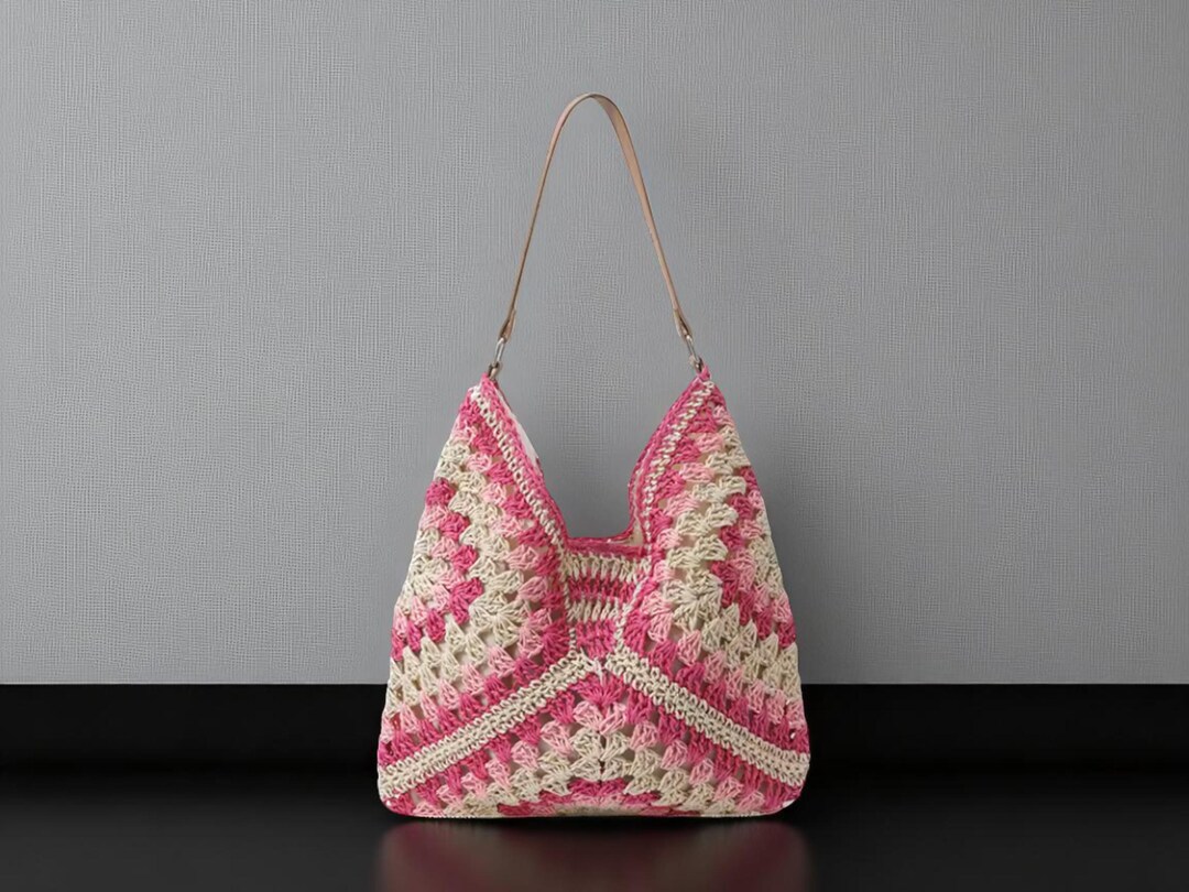 Women’s Woven Straw Tote Bag – Large Capacity Summer Beach Shoulder Bag ...