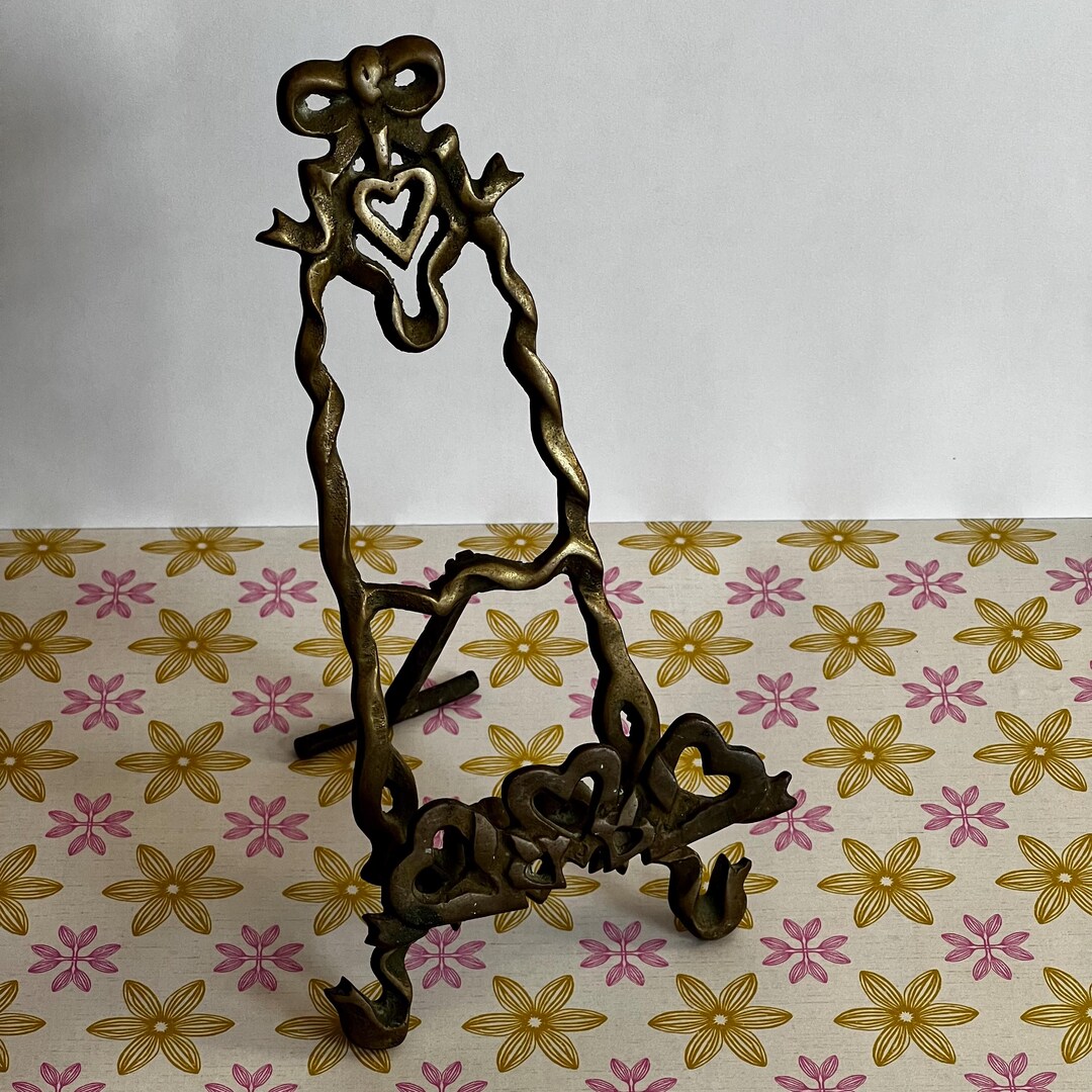 Vintage Brass Easel Frame Holder - Etsy