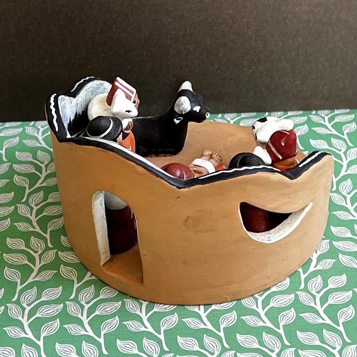 Vintage Peru Folk Art Nativity Scene - Etsy