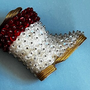 Vintage Styrofoam Push Pin Sequin Beaded Christmas Tree Ornament ...