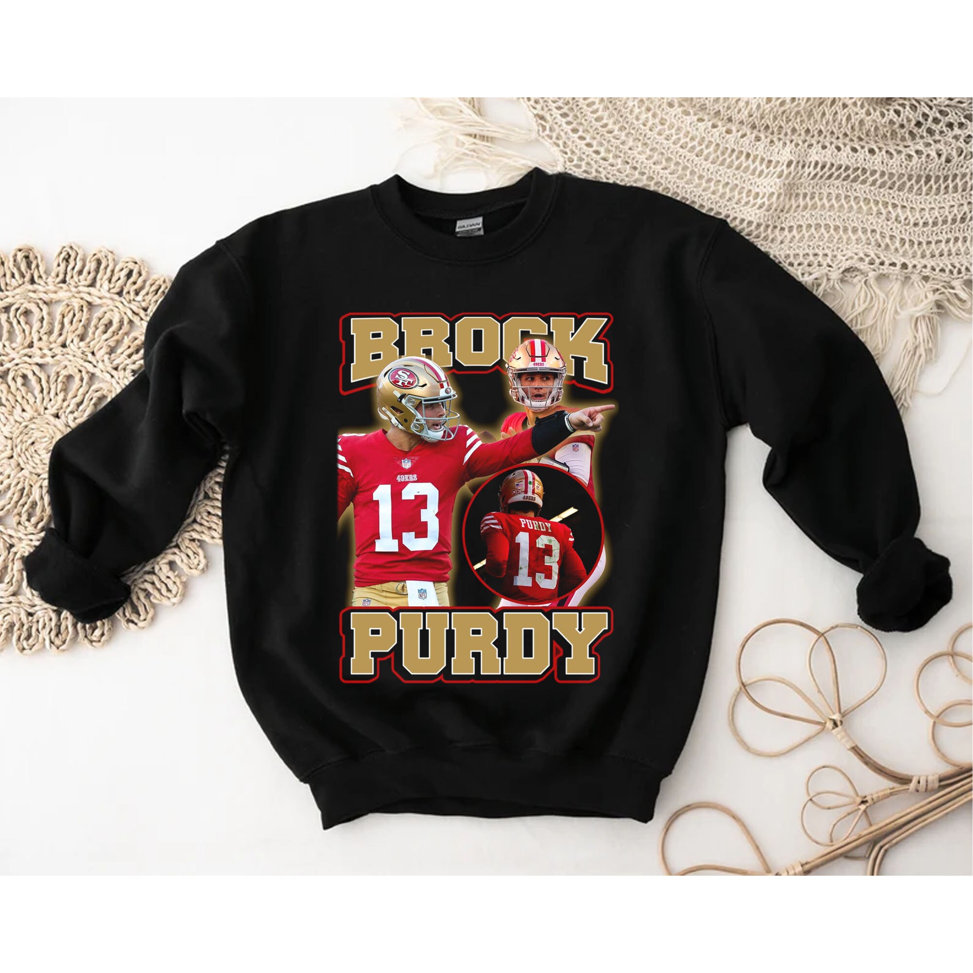 Vintage Brock Purdy 90s Style T-Shirt, Brock Purdy Shirt, Purd 13 Shirt ...