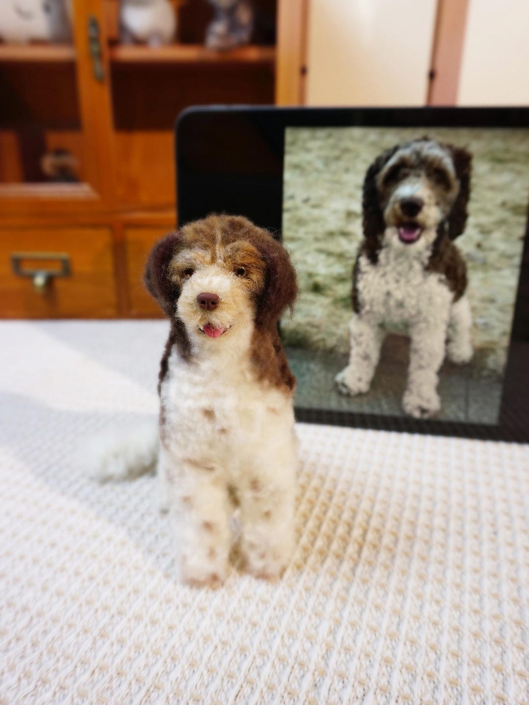 Custom Felted Pet Portraits, Custom Needle Felted Dog, Felted Pet ...