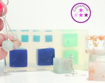 Cube Square Mold Large Square Silicone Rubber Mold 22 mm 25 | Etsy