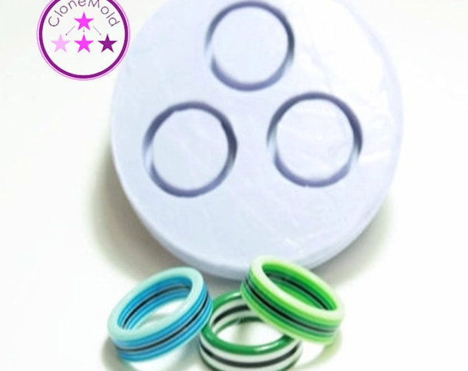 Multiple Ring Mold 3 Thin Band Ring Mold Size 9.5 - Etsy