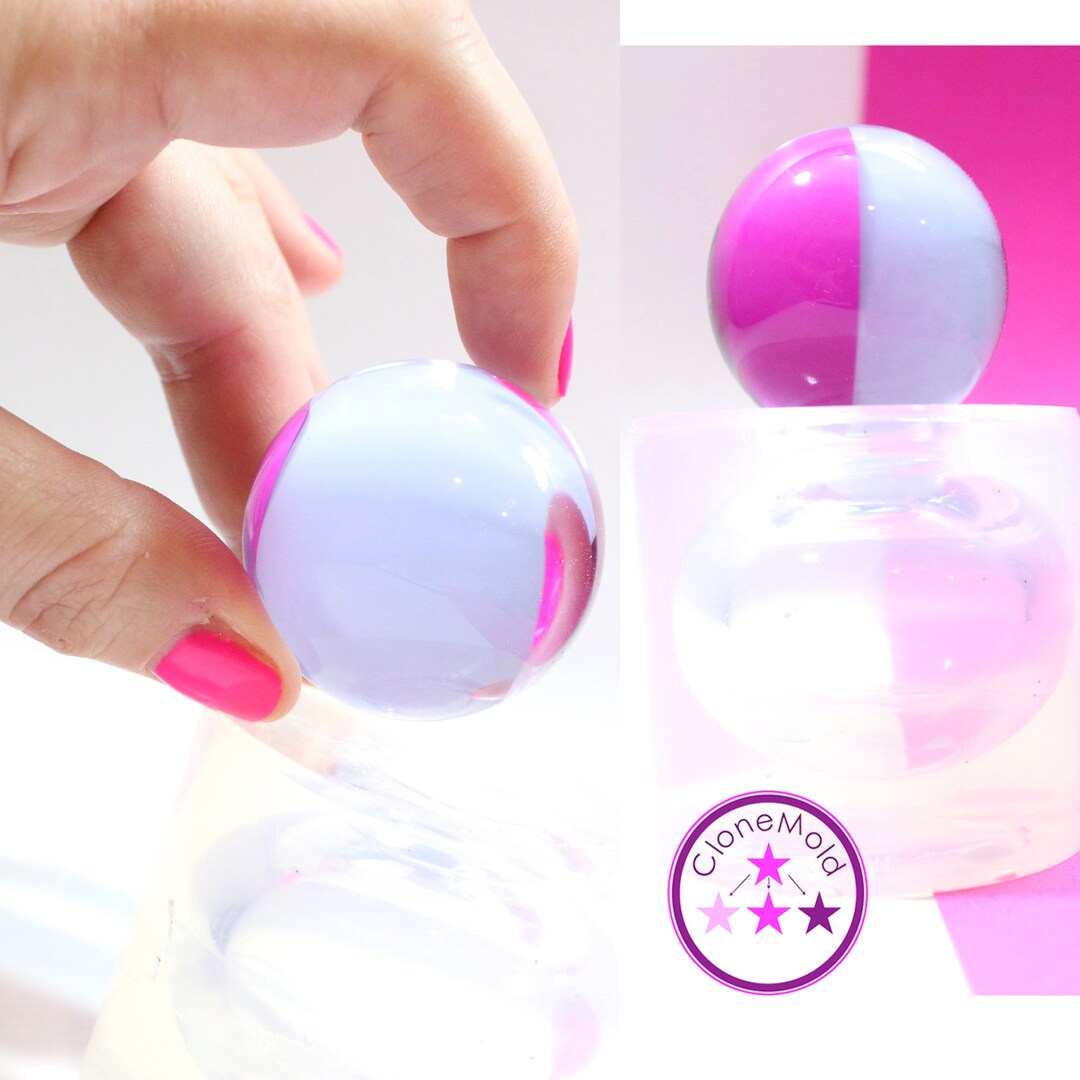 Sphere Ball Mold 32/35 Mm Sphere Globe Orb Silicone Rubber Mold - Etsy