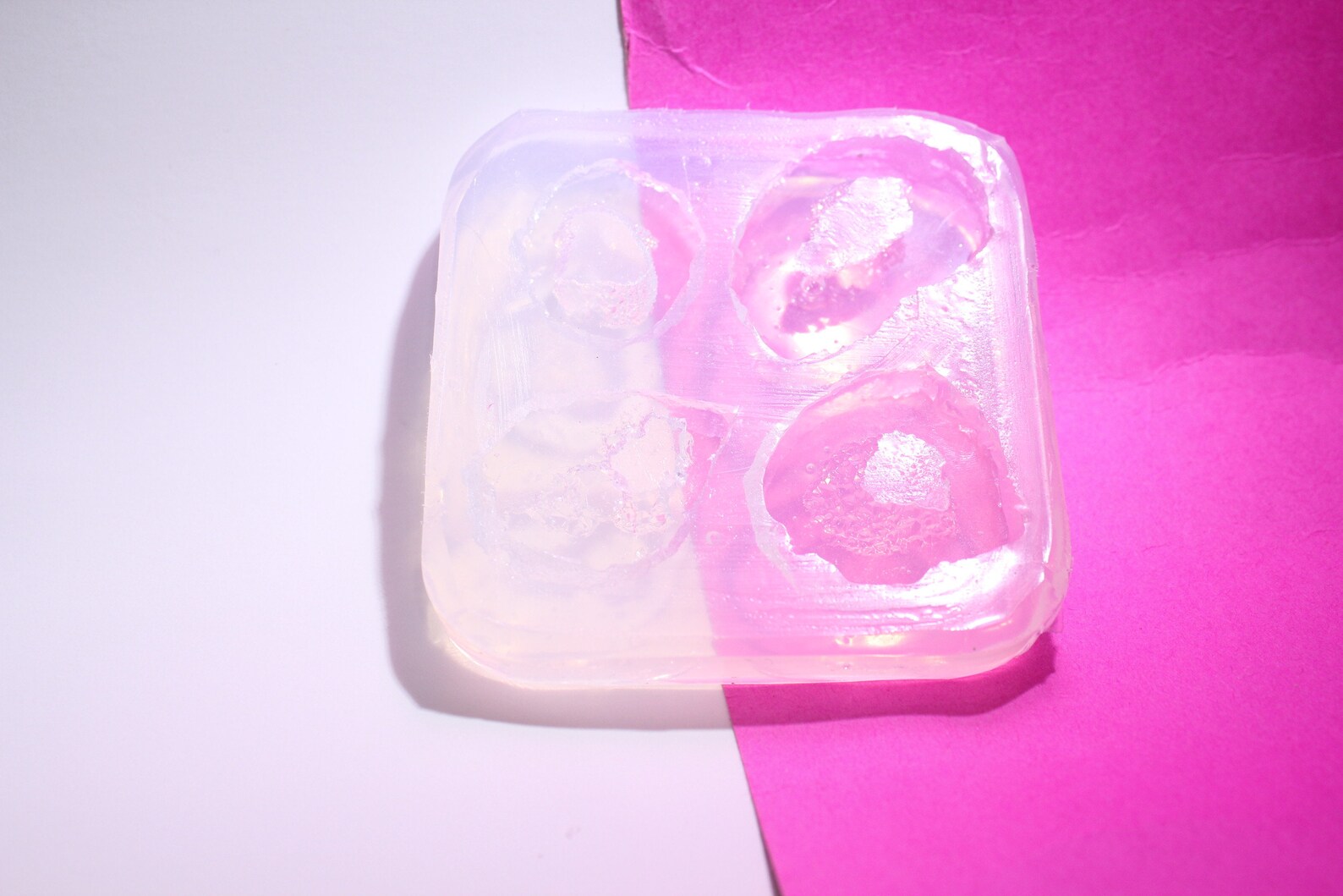 Geode Mold Pendant Jewel Crystal Rock Silicone Rubber Mold - Etsy