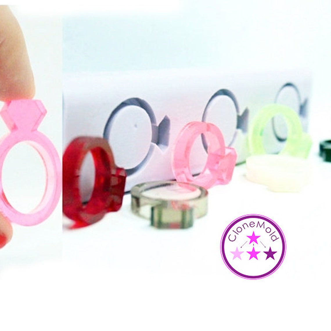 Multiple Ring Mold 6 Sizes Small Geodome Ring Mold Sizes 5 - Etsy