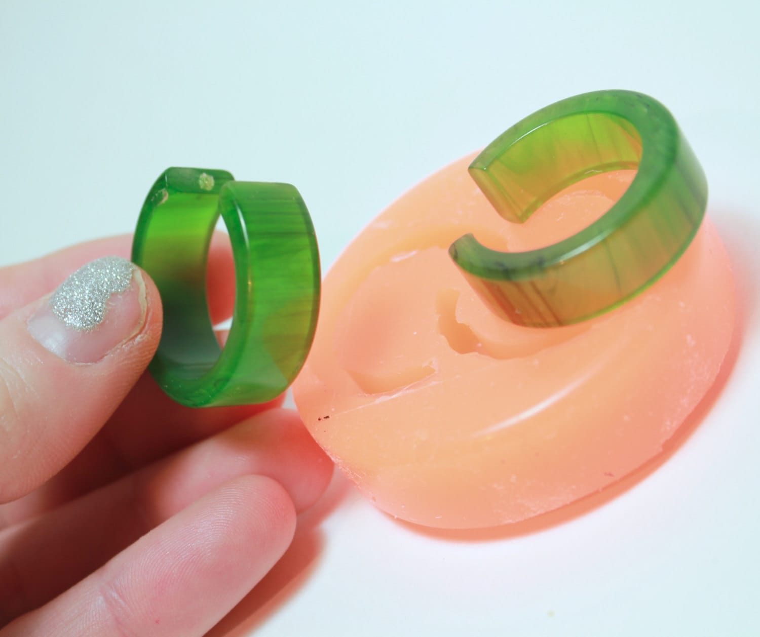 Hoop Mold Earring Silicone Rubber Mold - Etsy