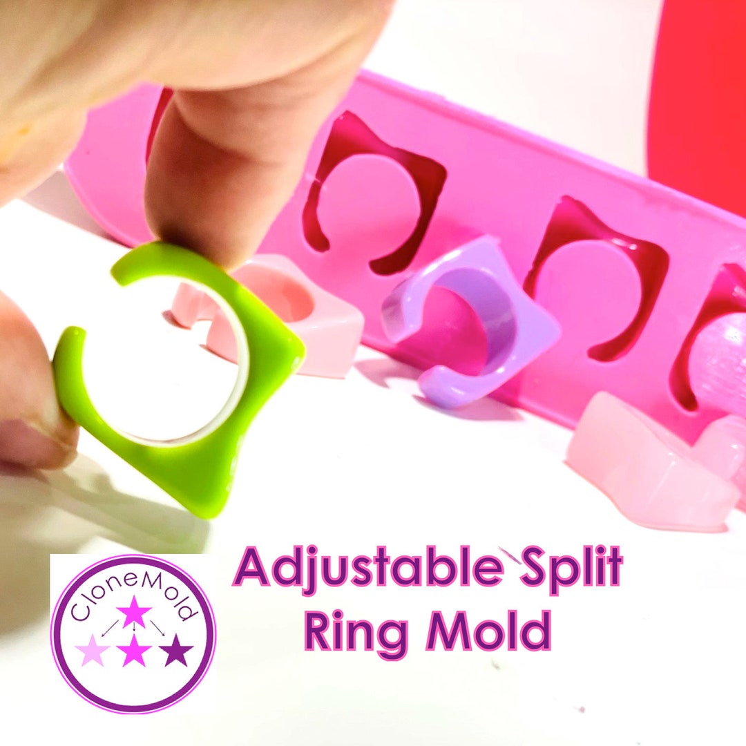 Multiple Open Split Wavy Ring Mold 4 Sizes Adjustable 7.5-9.5 - Etsy