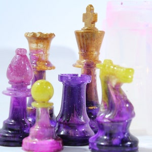 Chess Piece Mold Silicone Rubber Queen King Rook Bishop - Etsy Canada