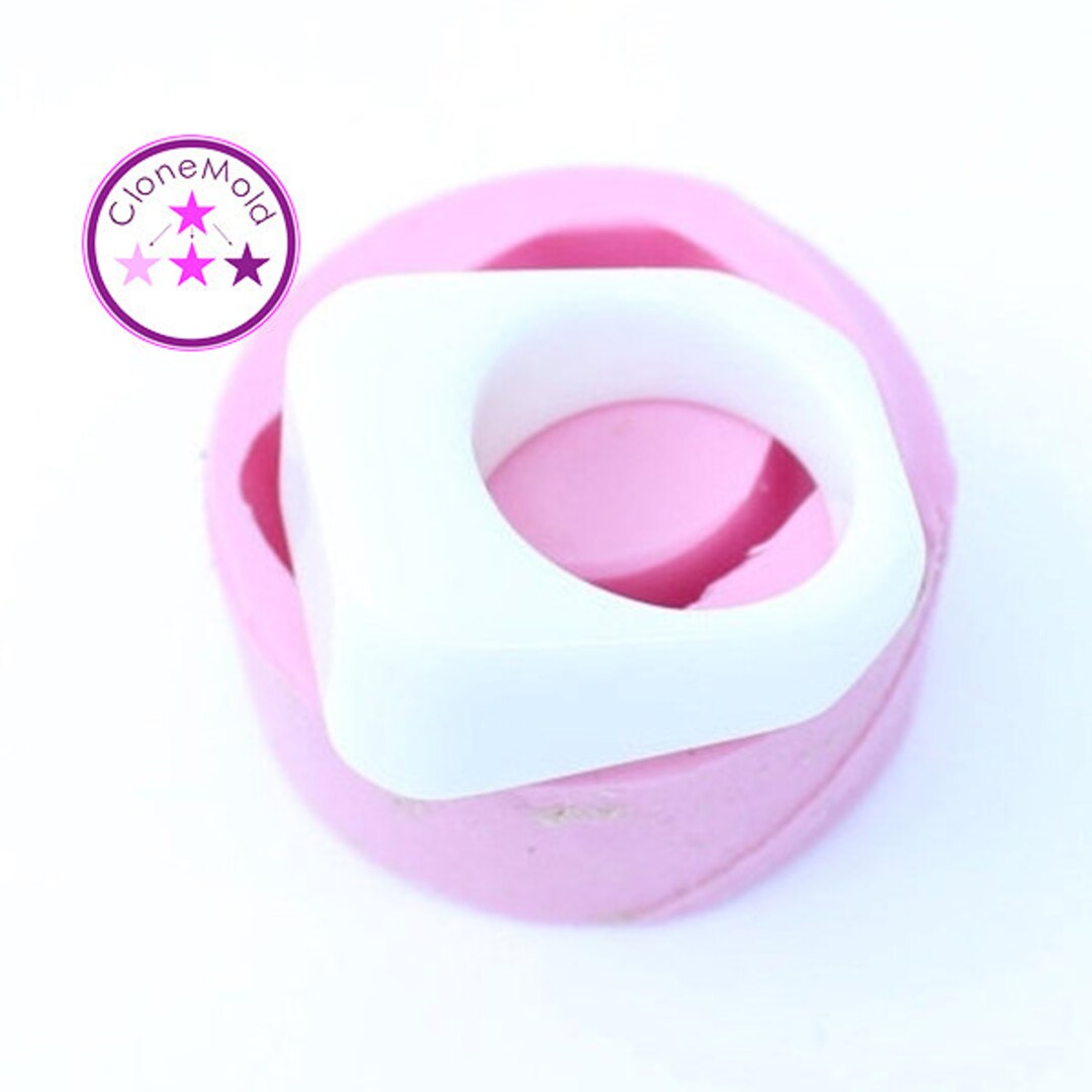 Ring Mold Beveled Rectangle Silicone Rubber Size 6.75 - Etsy UK