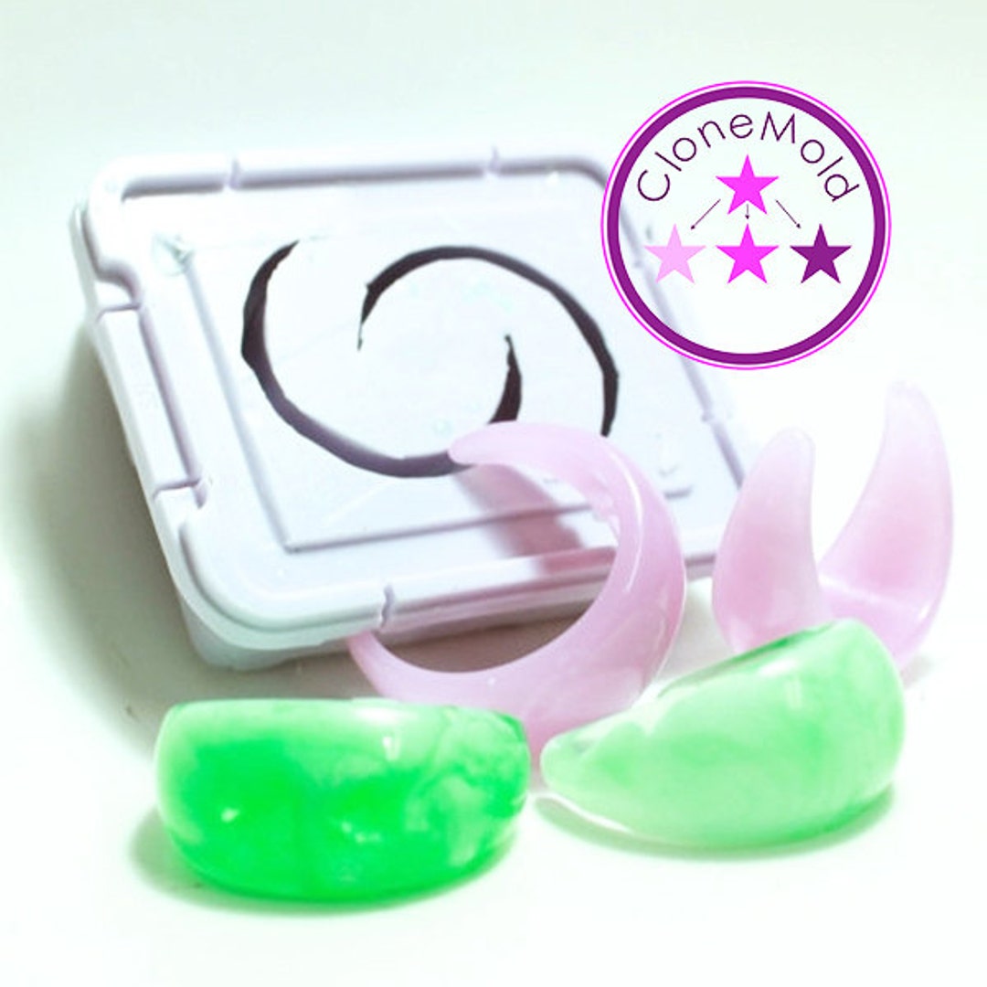 Hoop Half Moon Mold Earring Silicone Rubber Mold - Etsy